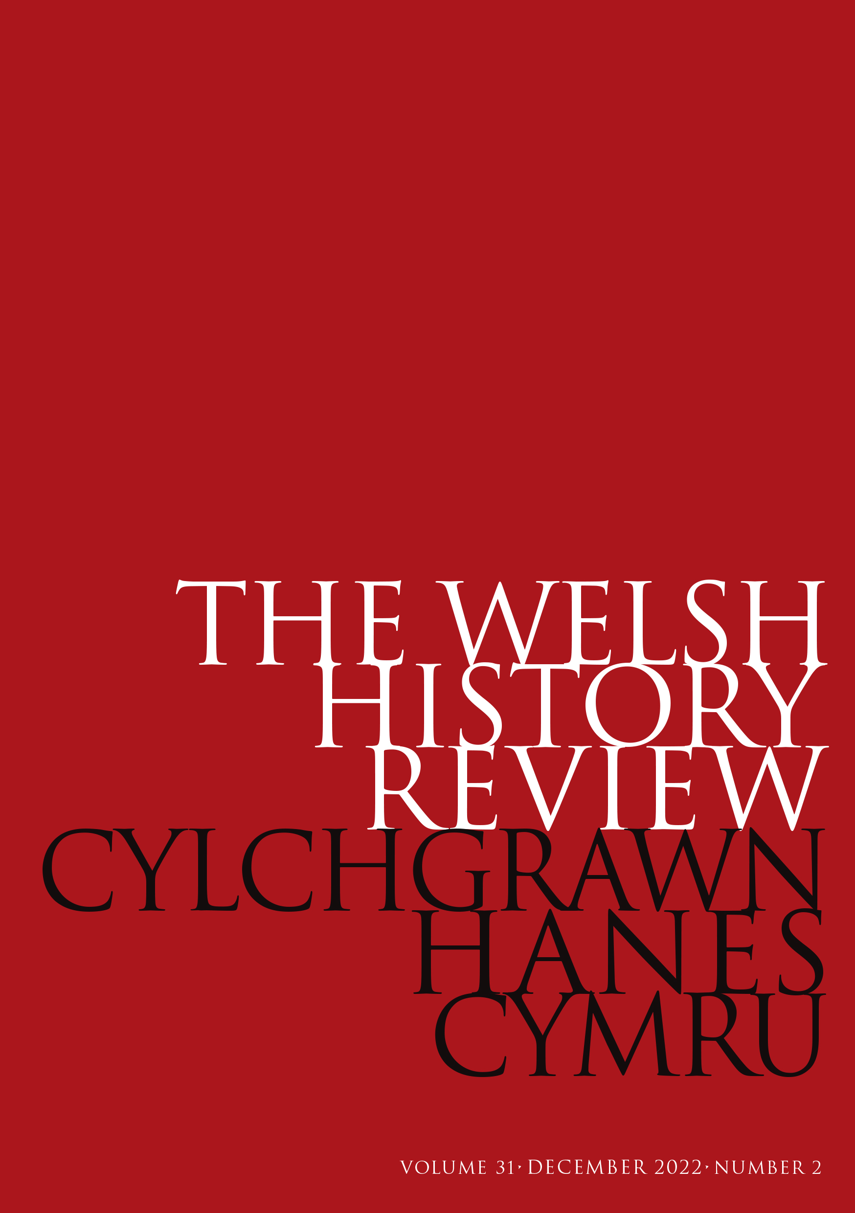 The Welsh History Review | UWP